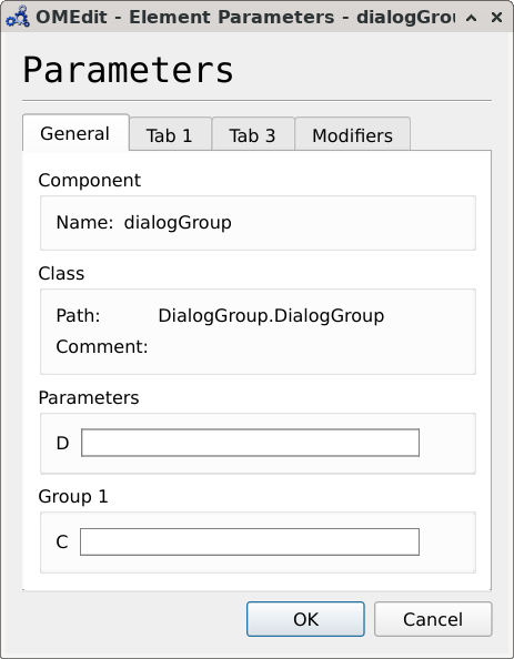 Parameters are not located correctly in parameter dialog under · Issue #7388 · OpenModelica ...