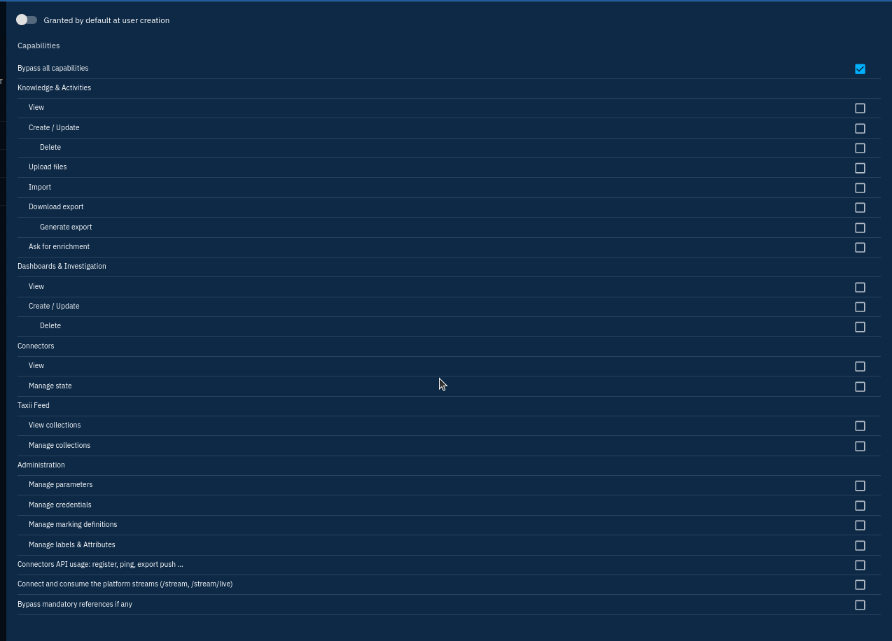 Cleanup/clarification role capabilities description · Issue #2121 · OpenCTI-Platform/opencti ...