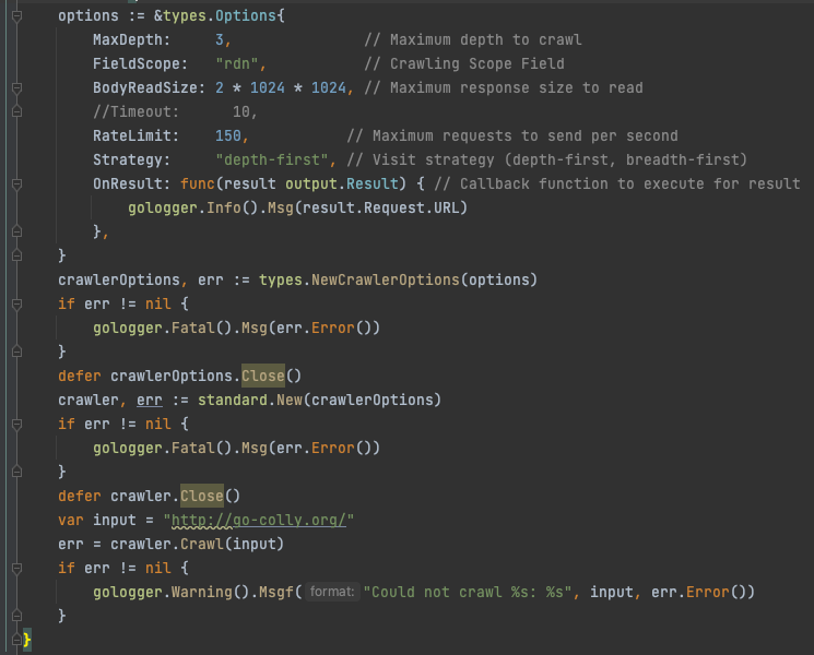 Something wrong with the demo of 'Katana as a library' in readme · Issue #388 · projectdiscovery ...