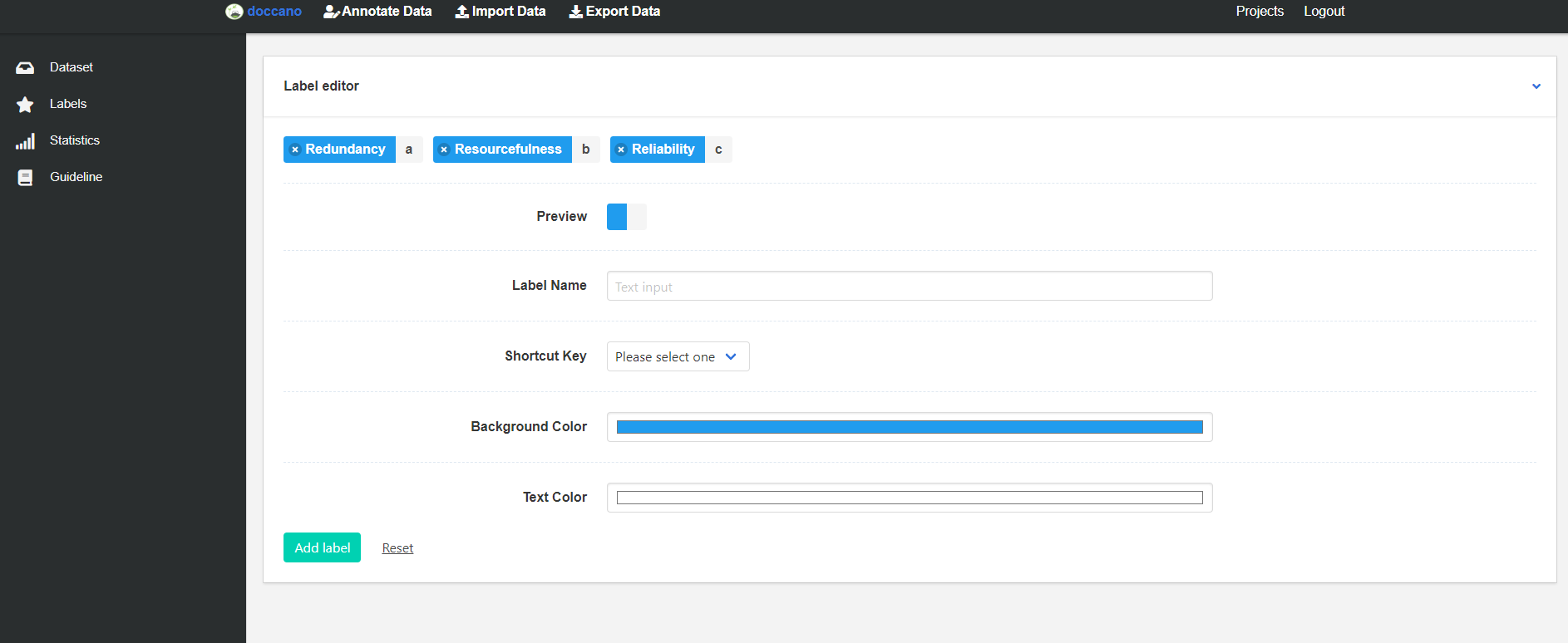 Cant Annotate After Uploading The Dataset · Issue 48 · Doccanodoccano · Github