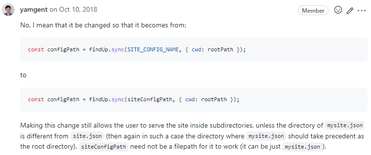 Unable to serve/build with a site config file from another directory · Issue #1825 · MarkBind ...