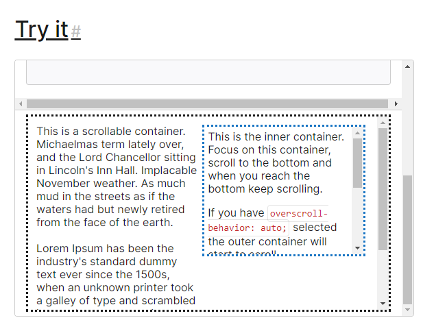 The "Try It" result block isn't displaying in Firefox (works in Chrome ...