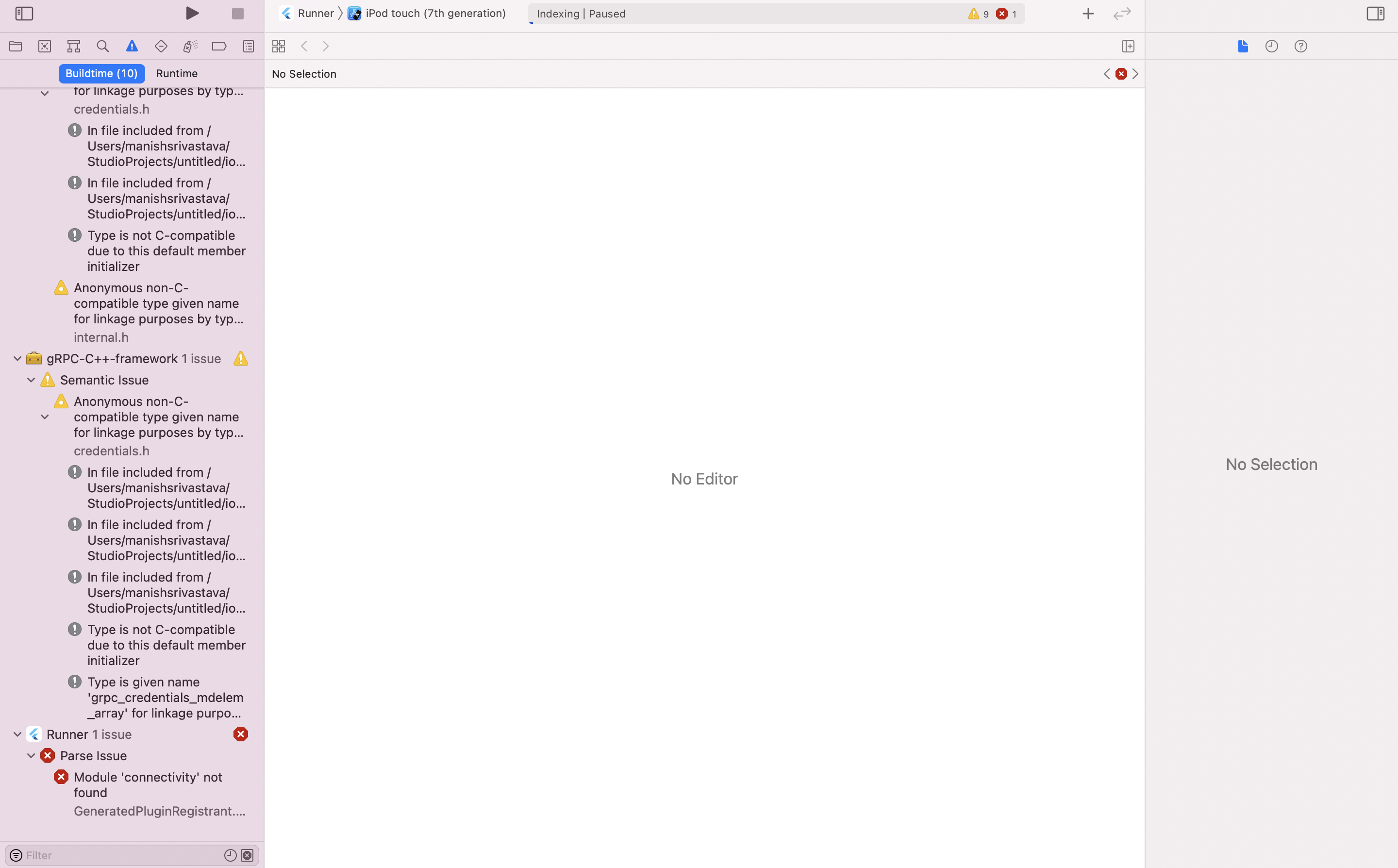 fatal error: module 'connectivity' not found ....Unabe to run the flutter app on Mac M1 · Issue ...