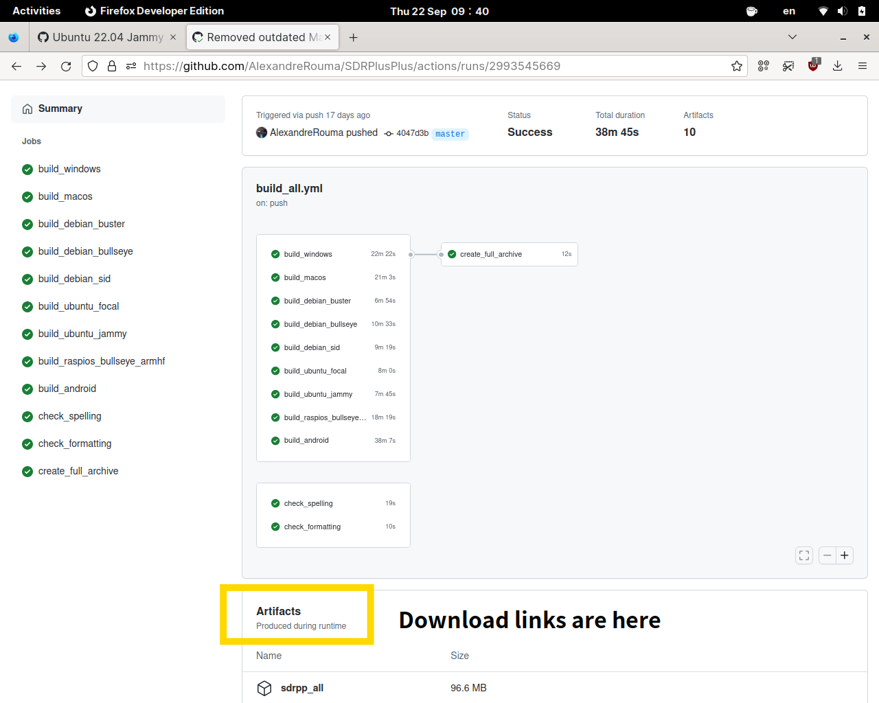 Ubuntu 22.04 Jammy Jellyfish - sdrpp won't start · Issue #745 · AlexandreRouma/SDRPlusPlus · GitHub