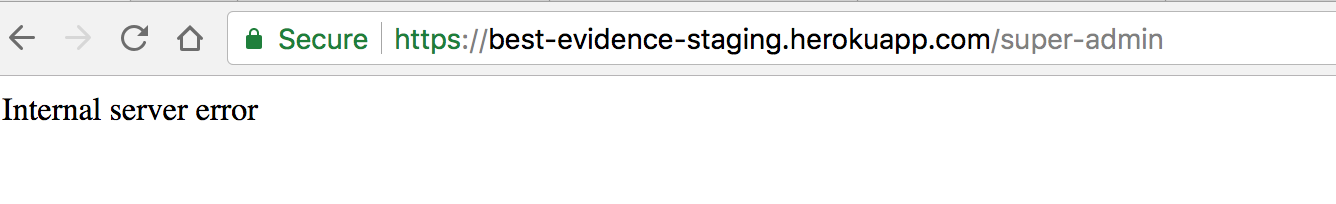 Internal server error when creating a new client · Issue #319 · dwyl/bestevidence · GitHub