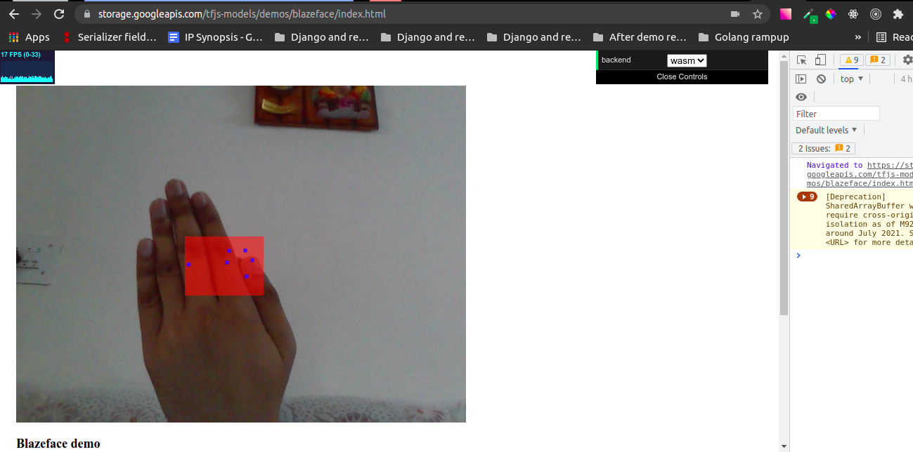 Blazeface Result Is Not Correct On Wasm Backend · Issue 5486 · Tensorflowtfjs · Github