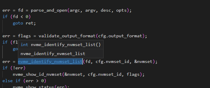 where is the definition of function such as nvme_identify_nvmset_list?? · Issue #1582 · linux ...