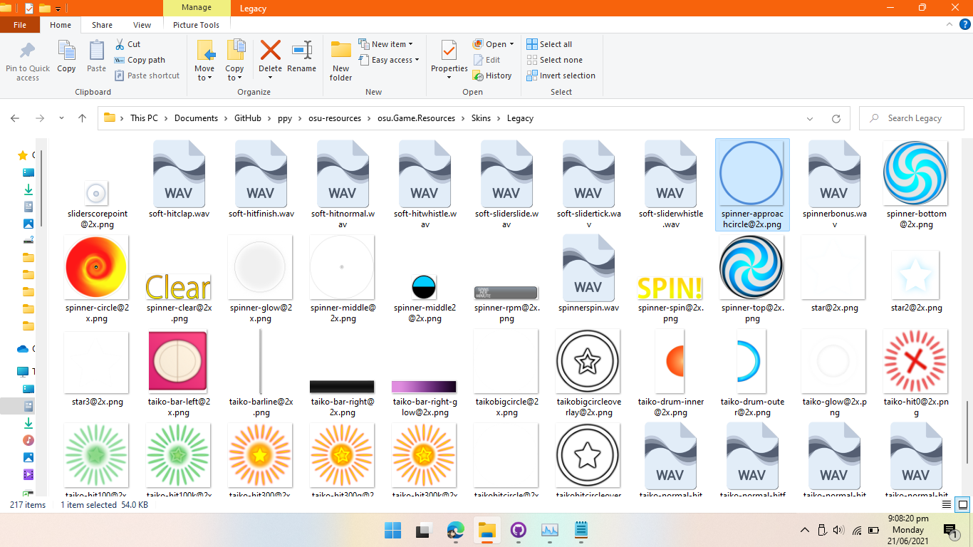 Spinner approach circlce doesnt appear of default legacy skin · Issue ...