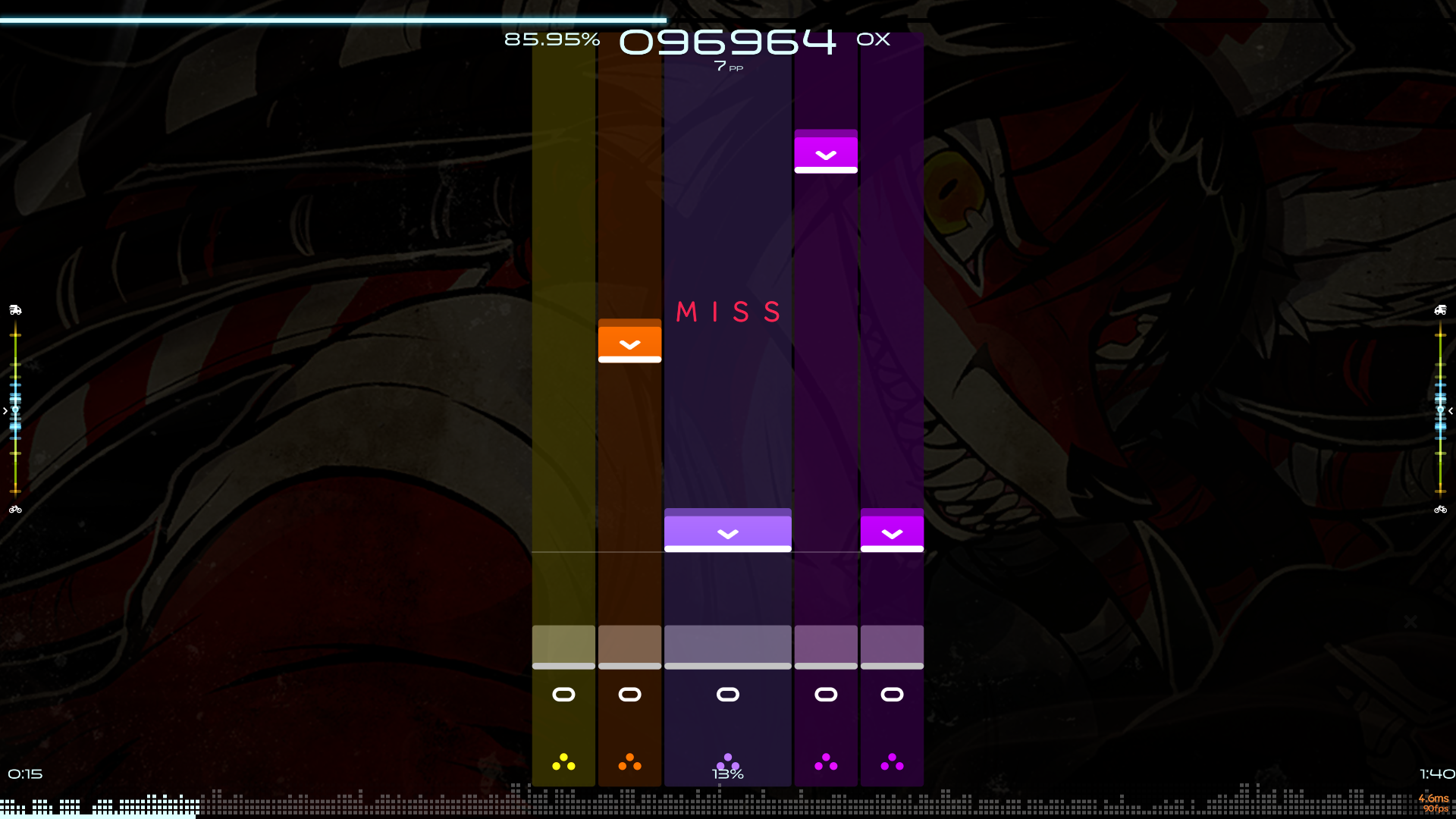 mania uses the same color on two columns on argon · ppy osu ...