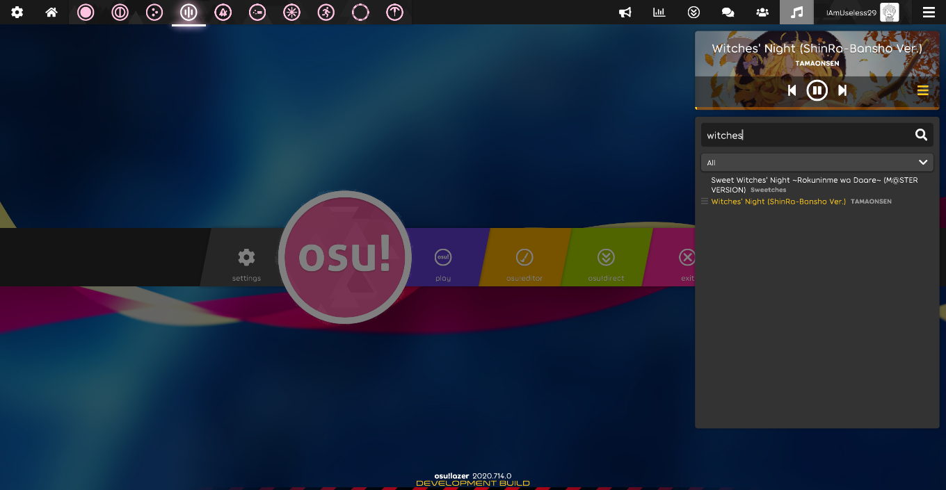 welcome to osu background appears on other intro/songs · Issue #9562 ...