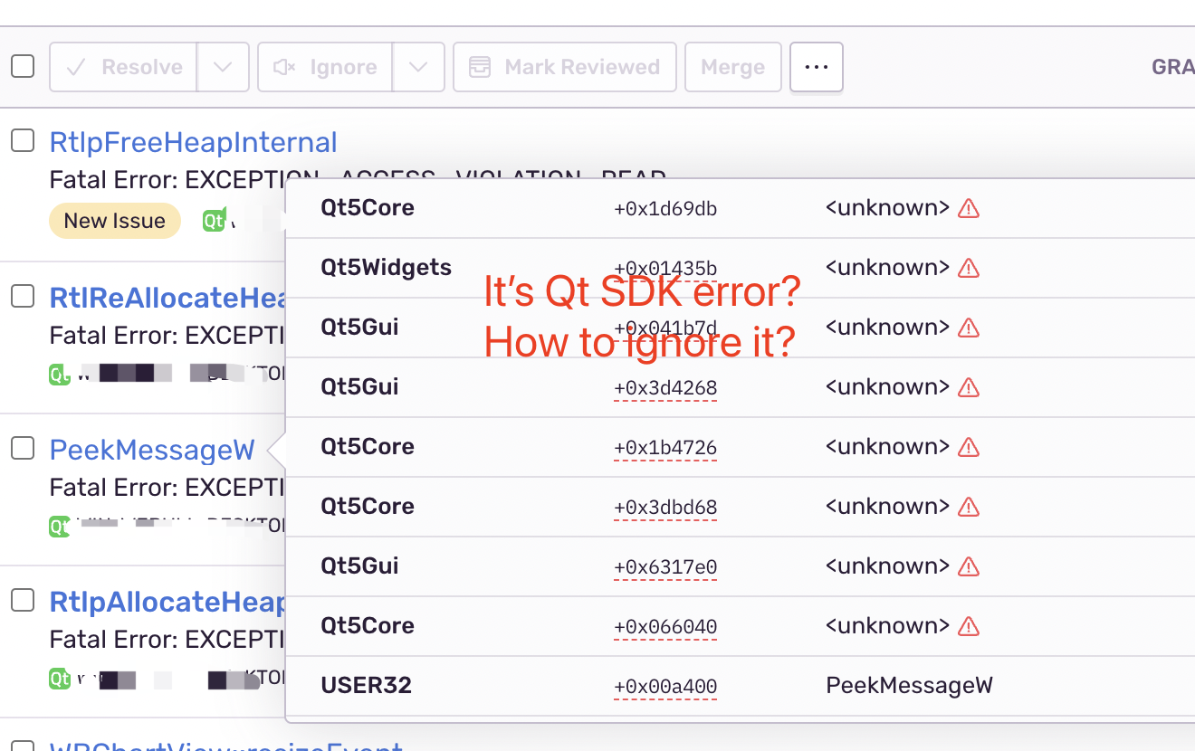How To Report Only Crash Type · Issue 658 · Getsentrysentry Native