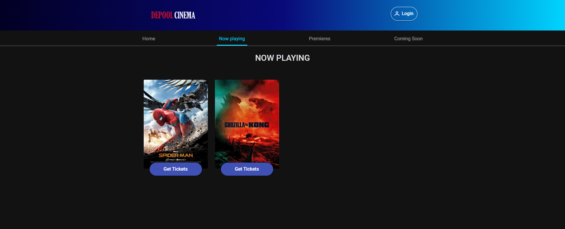 GitHub - isaacdepool/cinemaApp