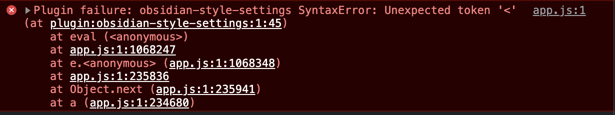 Broken in Obsidian v1.1.15 · Issue #110 · mgmeyers/obsidian-style-settings · GitHub