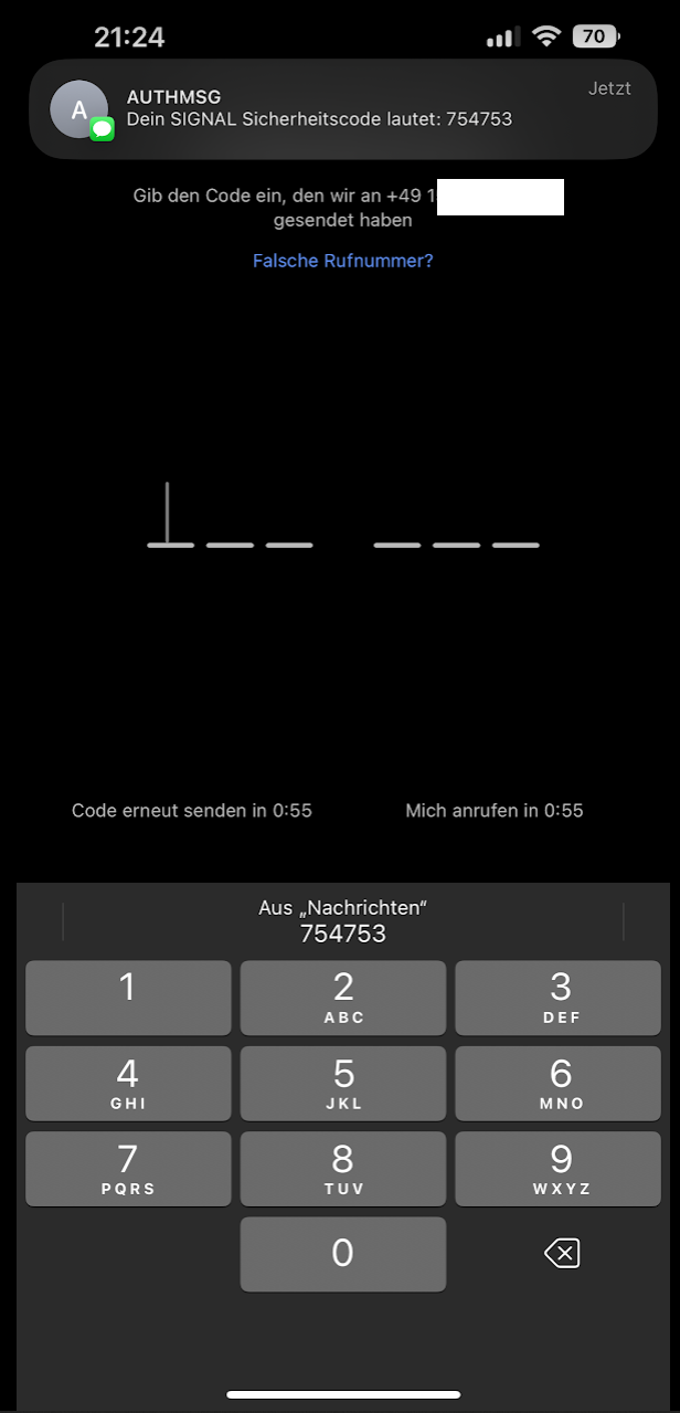 Cannot Register My Account · Issue 5436 · Signalapp Signal Ios · Github