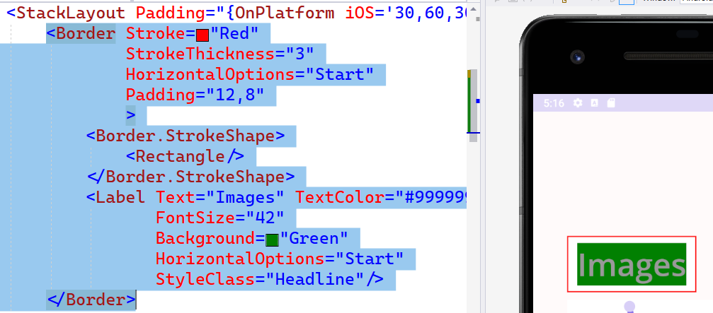 [Bug] Border StrokeShape needs typeconverter for XAML · Issue #2690 · dotnet/maui · GitHub
