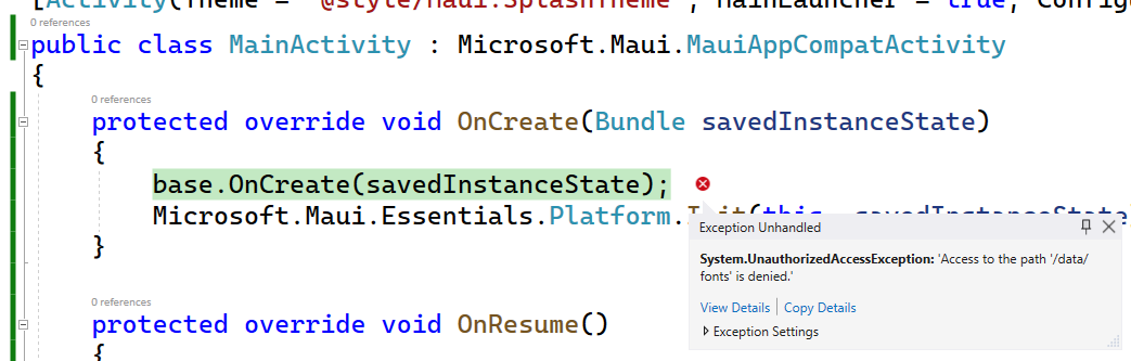 [Bug] Android API 31 RTE fonts · Issue #3305 · dotnet/maui · GitHub