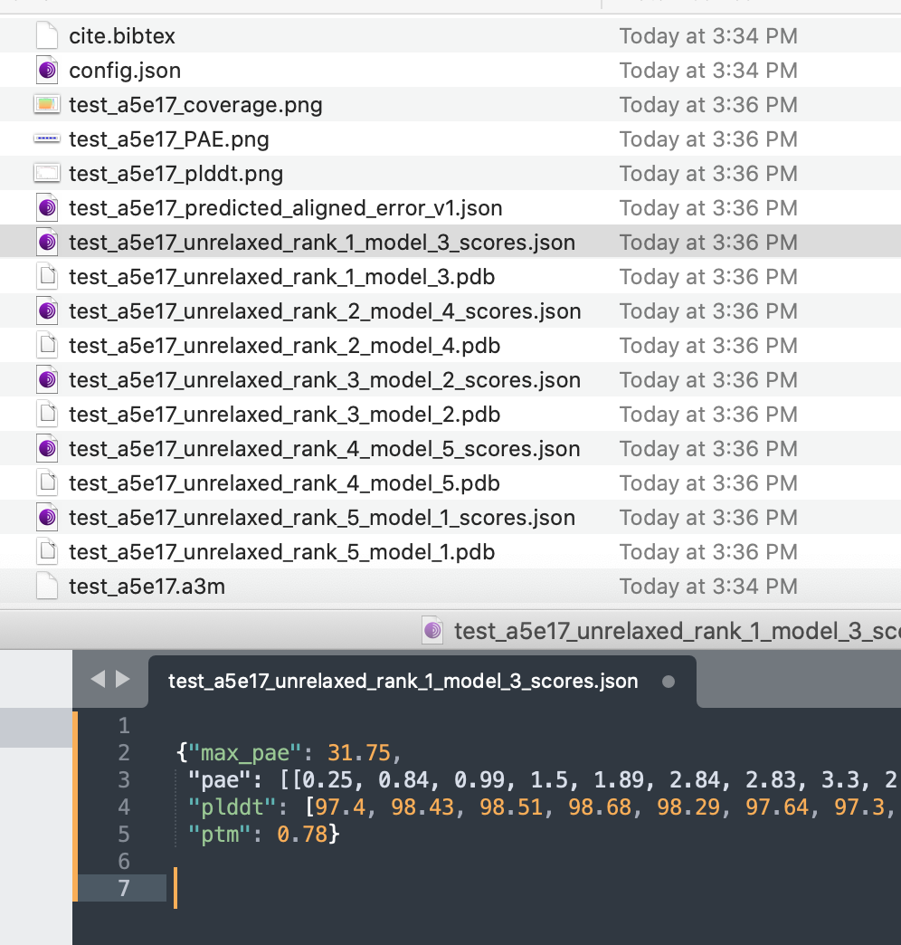 Request: pLDDT & pTMscore to be stored in downloaded results archive · Issue #290 · sokrypton ...