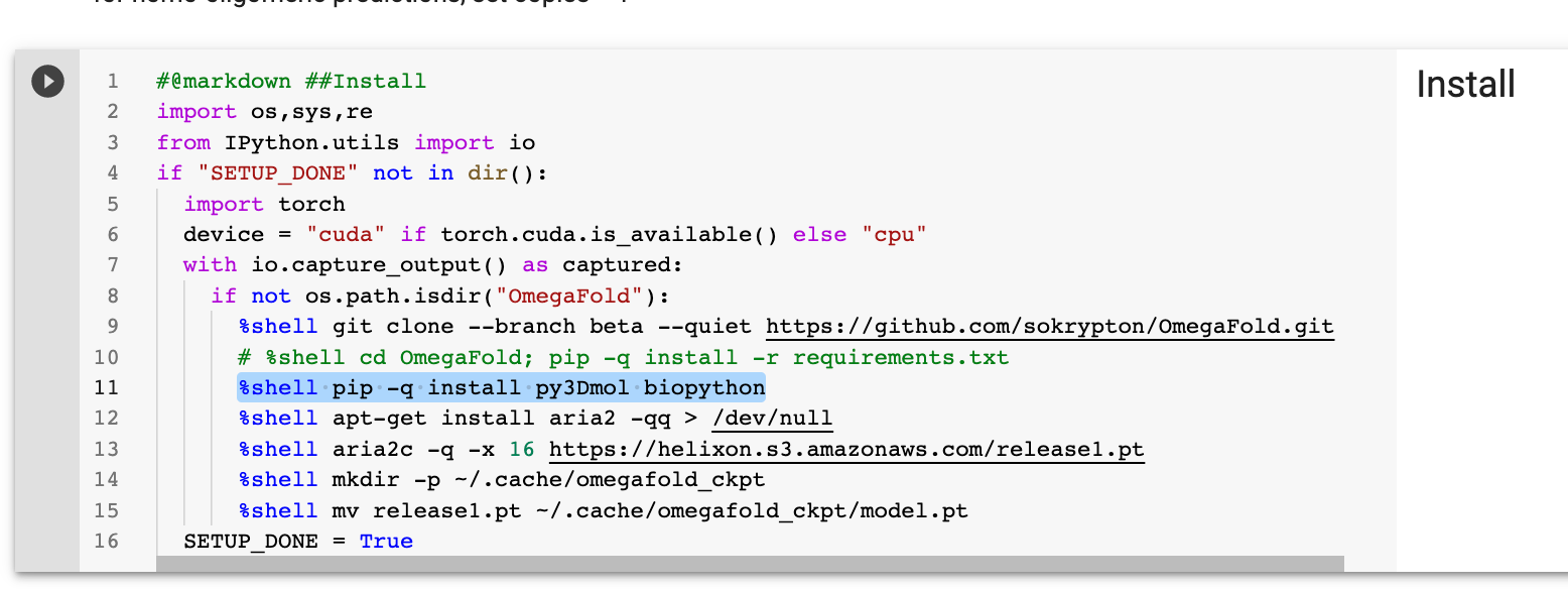 Omegafold beta missing biopython package · Issue #379 · sokrypton/ColabFold · GitHub