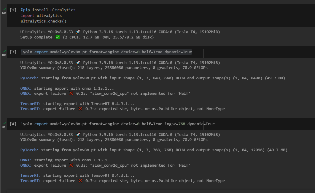 TensorRT export image size · Issue #1400 · ultralytics/ultralytics · GitHub