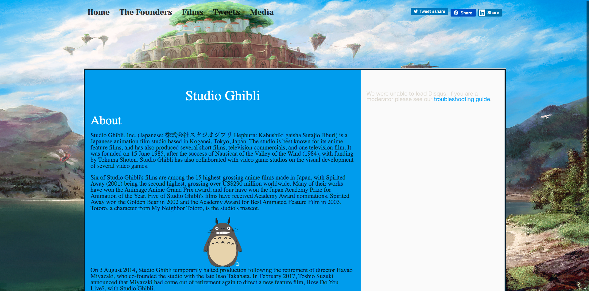 GitHub - rmiyazaki6499/studio_ghibli_static: Holberton School Application Level 2 Site