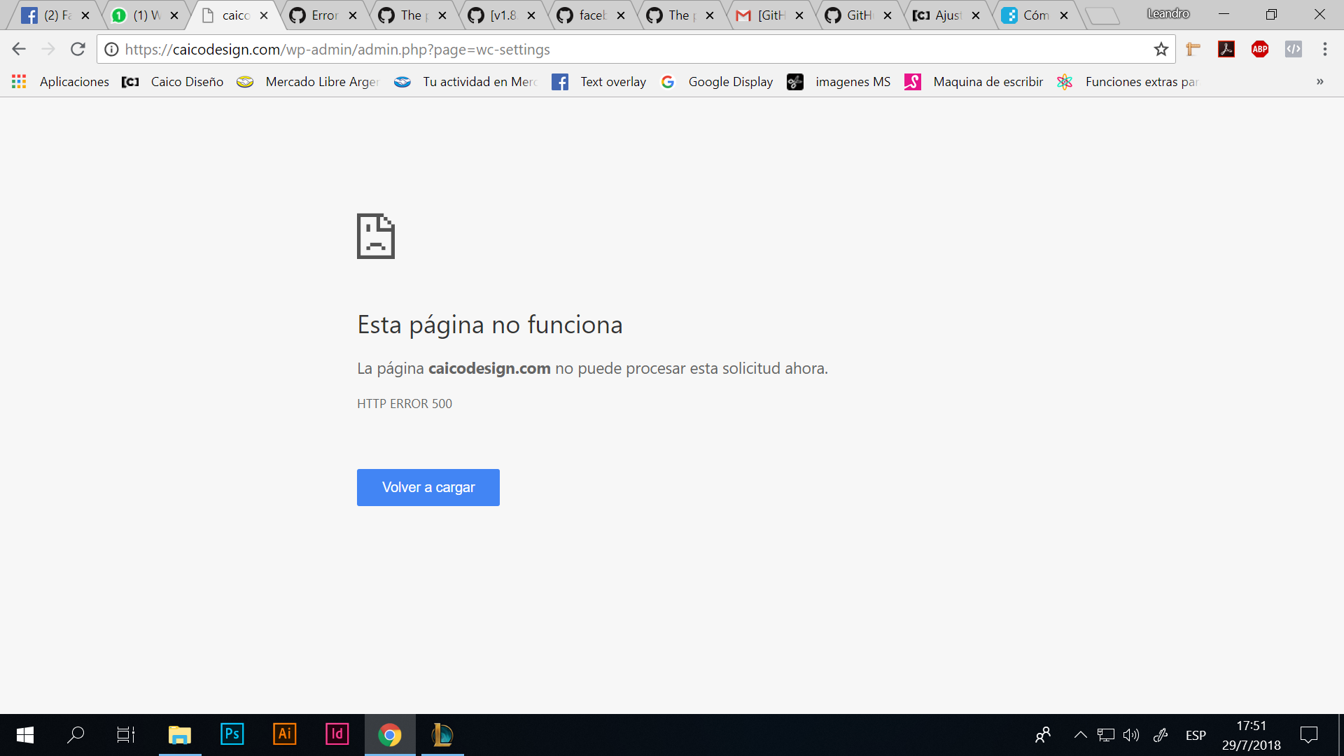 Error 500 when i activate plugin. · Issue #601 · facebook/facebook-for ...