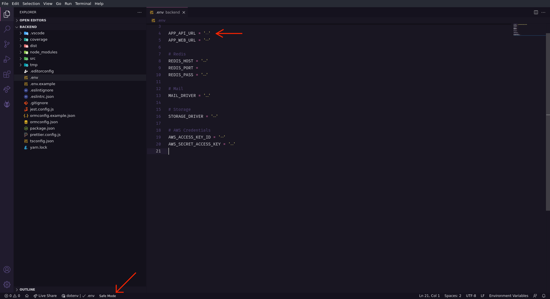 Hide sensitive data while sharing screen · Issue #127202 · microsoft/vscode · GitHub