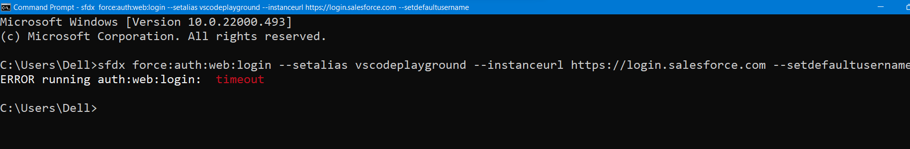 SFDX: Authorize an Org keeps on running and browser is not opened for Authorization · Issue ...