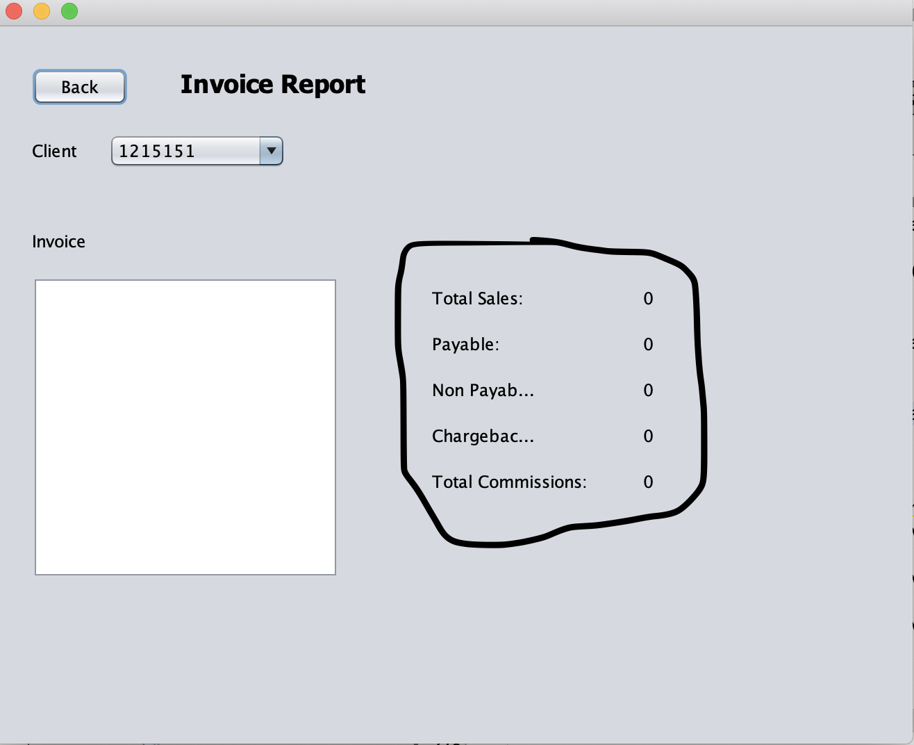 Invoice Report label rows are not displaying full information. · Issue ...