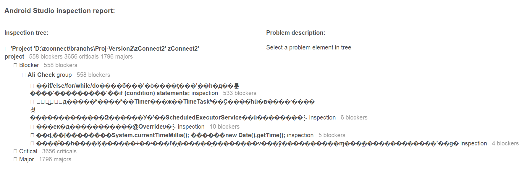 Export HTML生成的index.html打开的中文显示乱码 · Issue #296 · alibaba/p3c · GitHub