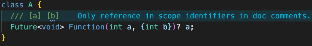 Intellisense doesn't recognize return type named parameter in doc ...