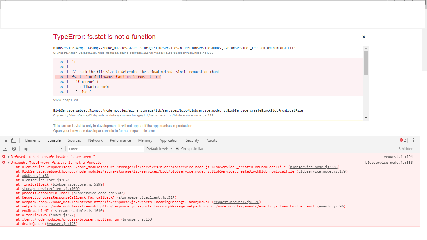 Image Upload to azure container · Issue #493 · Azure/azure-storage-node · GitHub