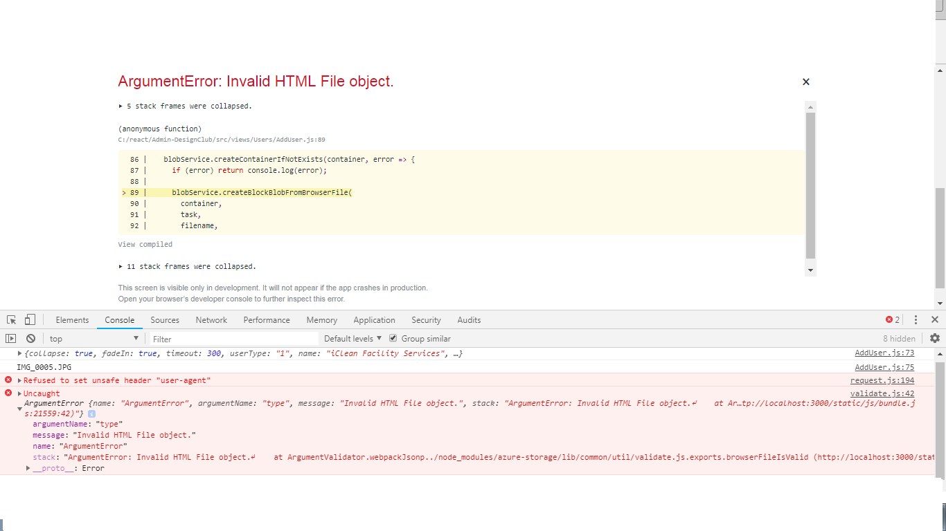 Image Upload to azure container · Issue #493 · Azure/azure-storage-node · GitHub