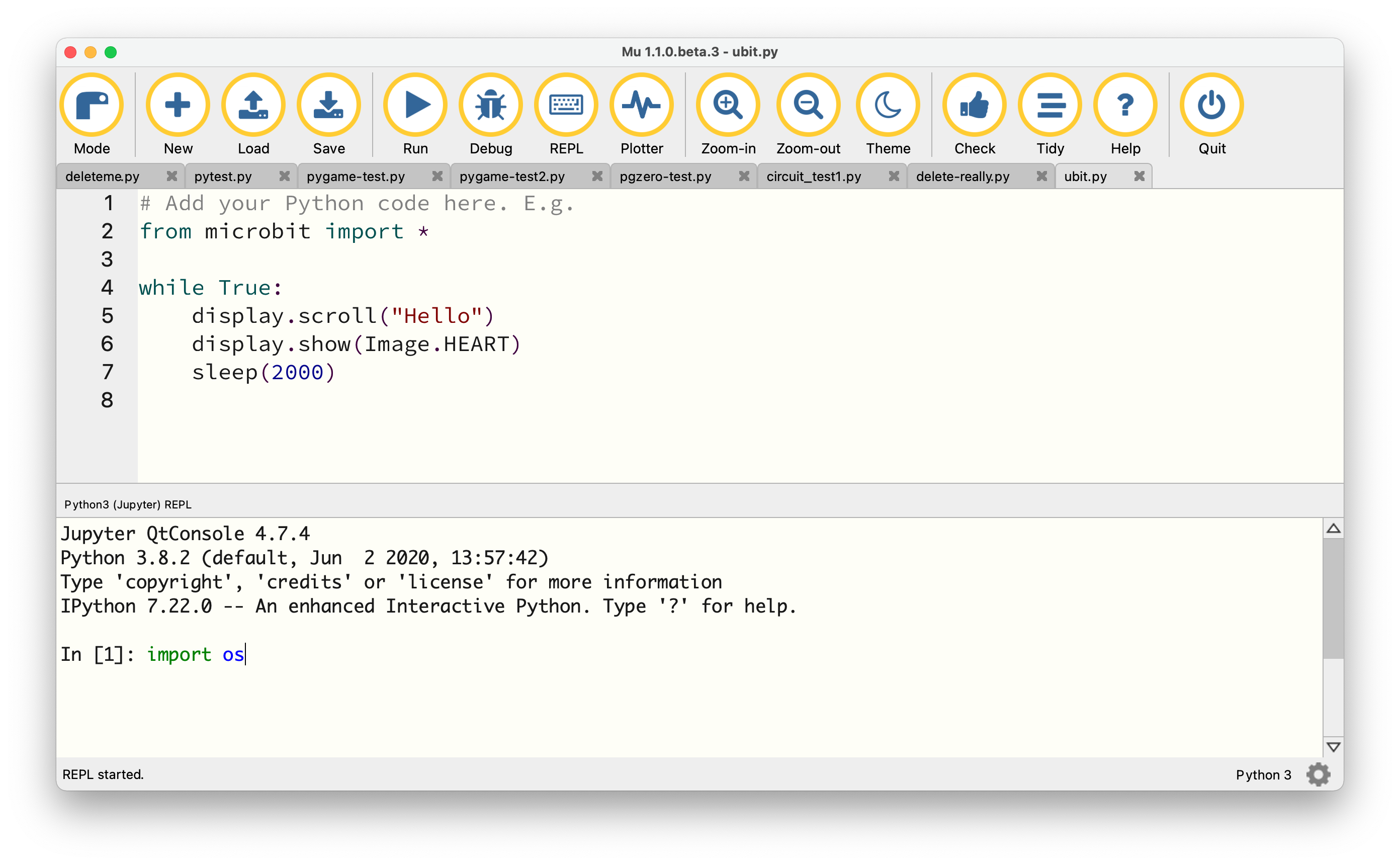 Python 3 QtConsole iPython REPL has lost some colour · Issue #1448 · mu-editor/mu · GitHub