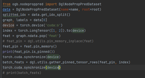 Exist Error In Using Dgl Utils Gather Pinned Tensor Rows · Issue 5616 · Dmlc Dgl · Github