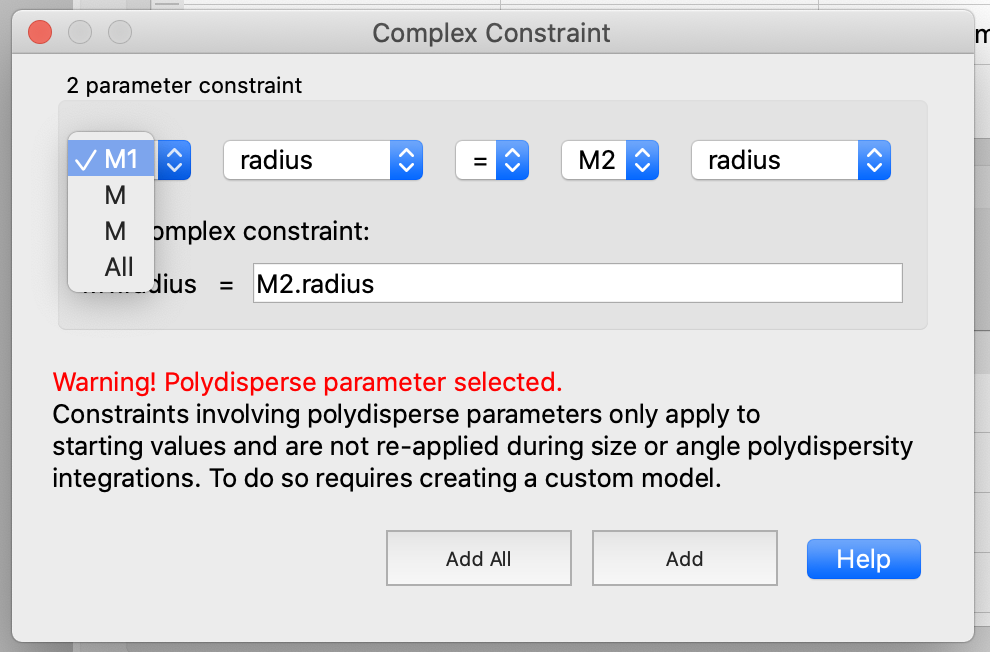 Issue In Using Constrained Fitting · Issue 2004 · Sasviewsasview · Github