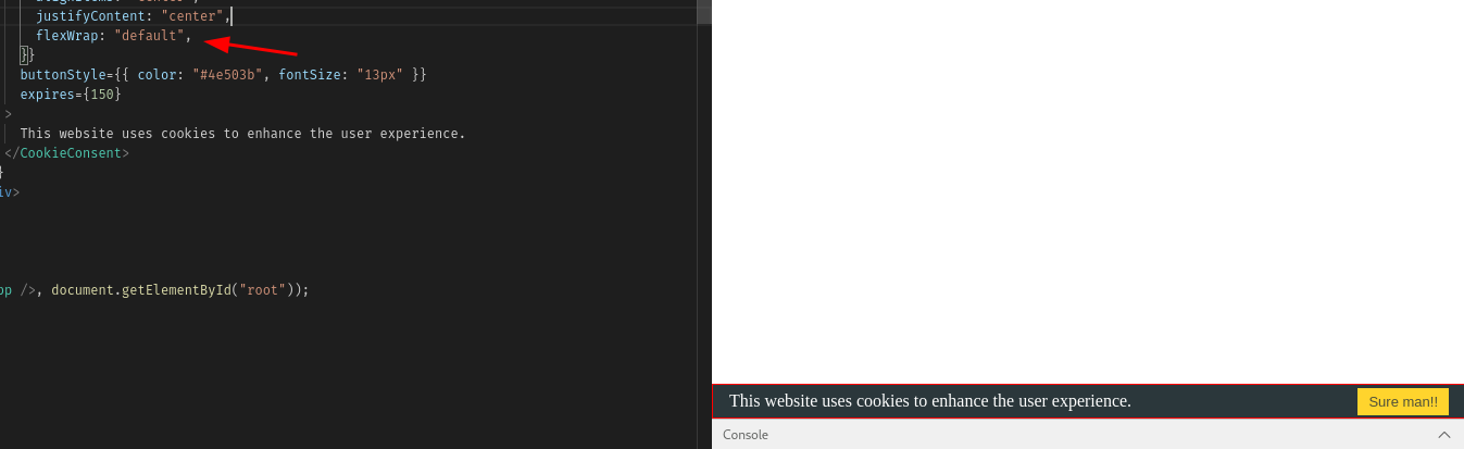 Setting The Container Height With Contents Vertically Aligned · Issue 102 · Mastermindzhreact 