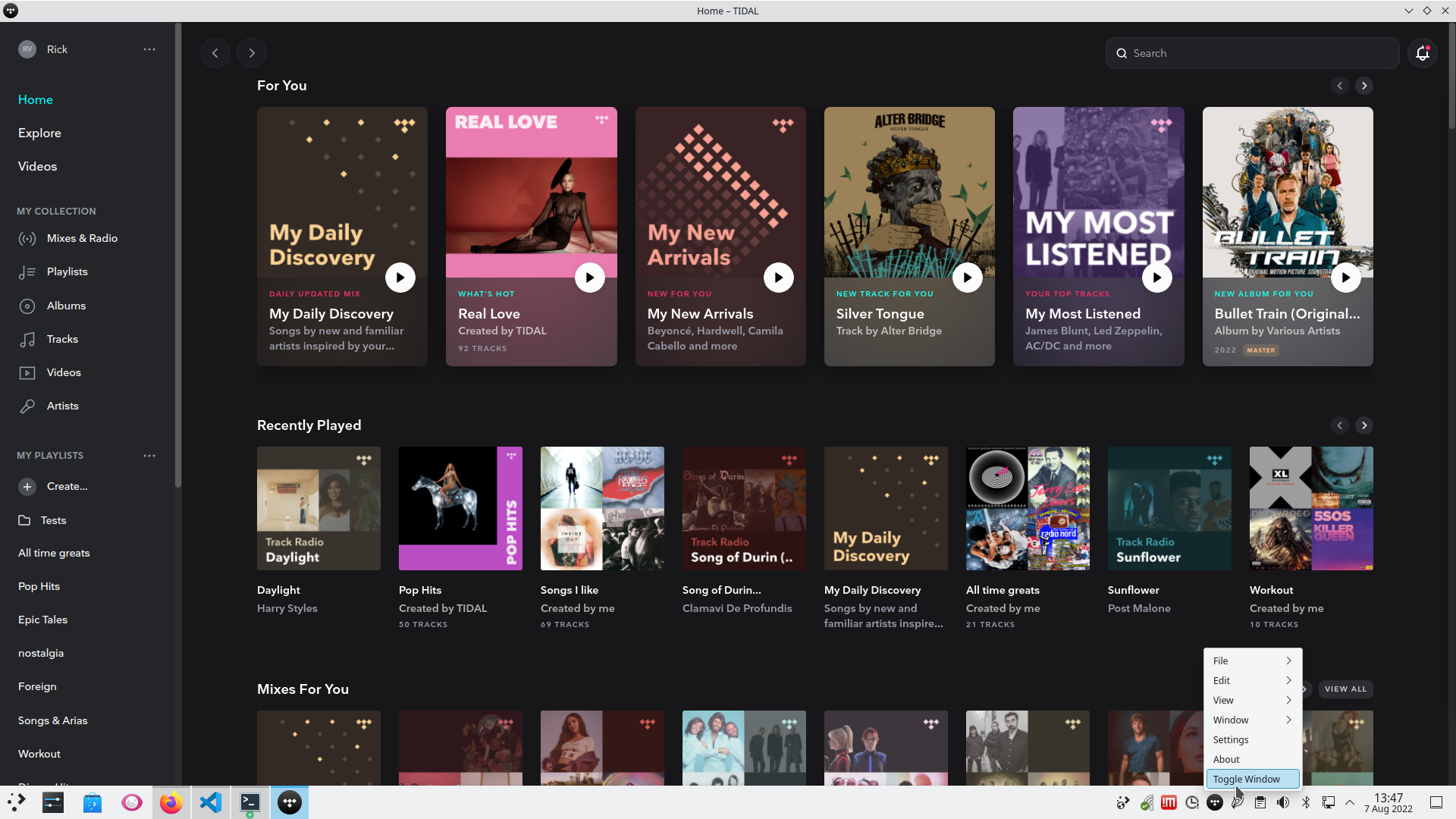 Add functionality to toggle window from tray by clicking app icon ...