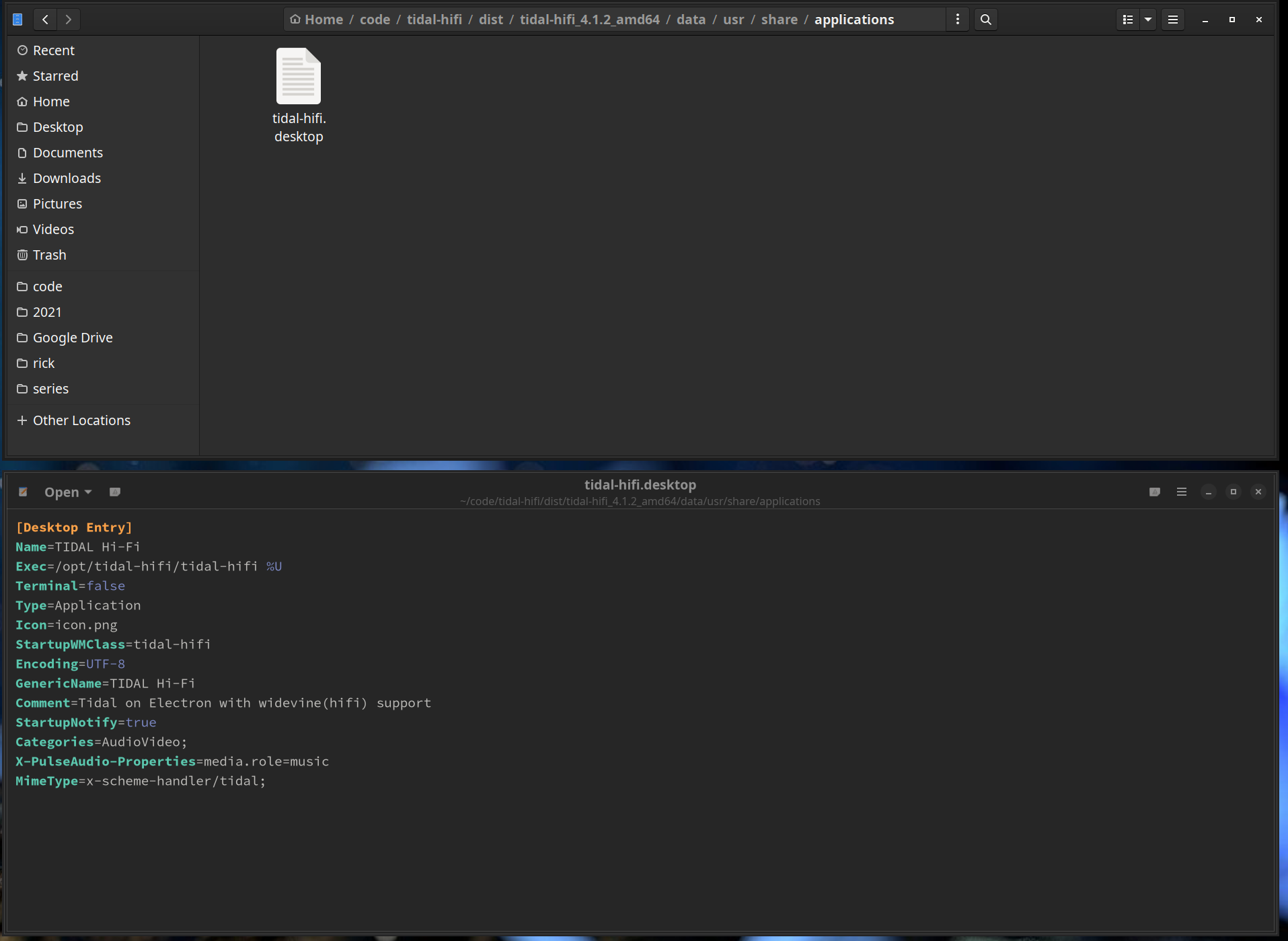 New category in .desktop file hasn't been applied to all build targets · Issue #167 ...
