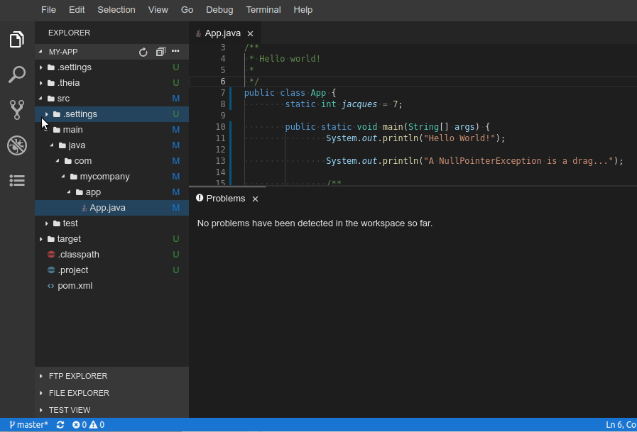 Warning In The Problem View Does Not Show When An Error Is Reported For The Same Java File