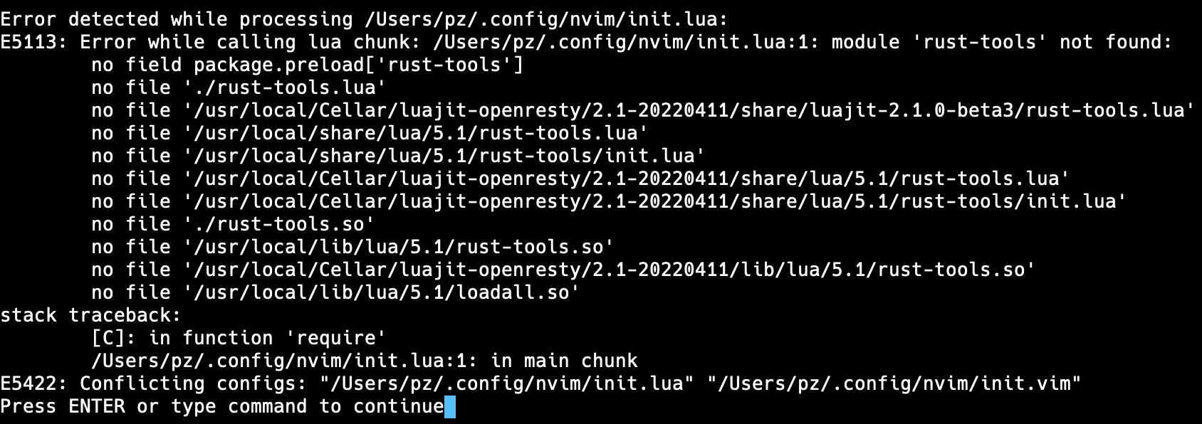`rust-tools` not found · Issue #172 · simrat39/rust-tools.nvim · GitHub