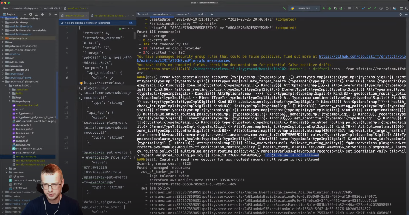 Aws Route53 Record Error When Deserializing Resource Null Value Is Not