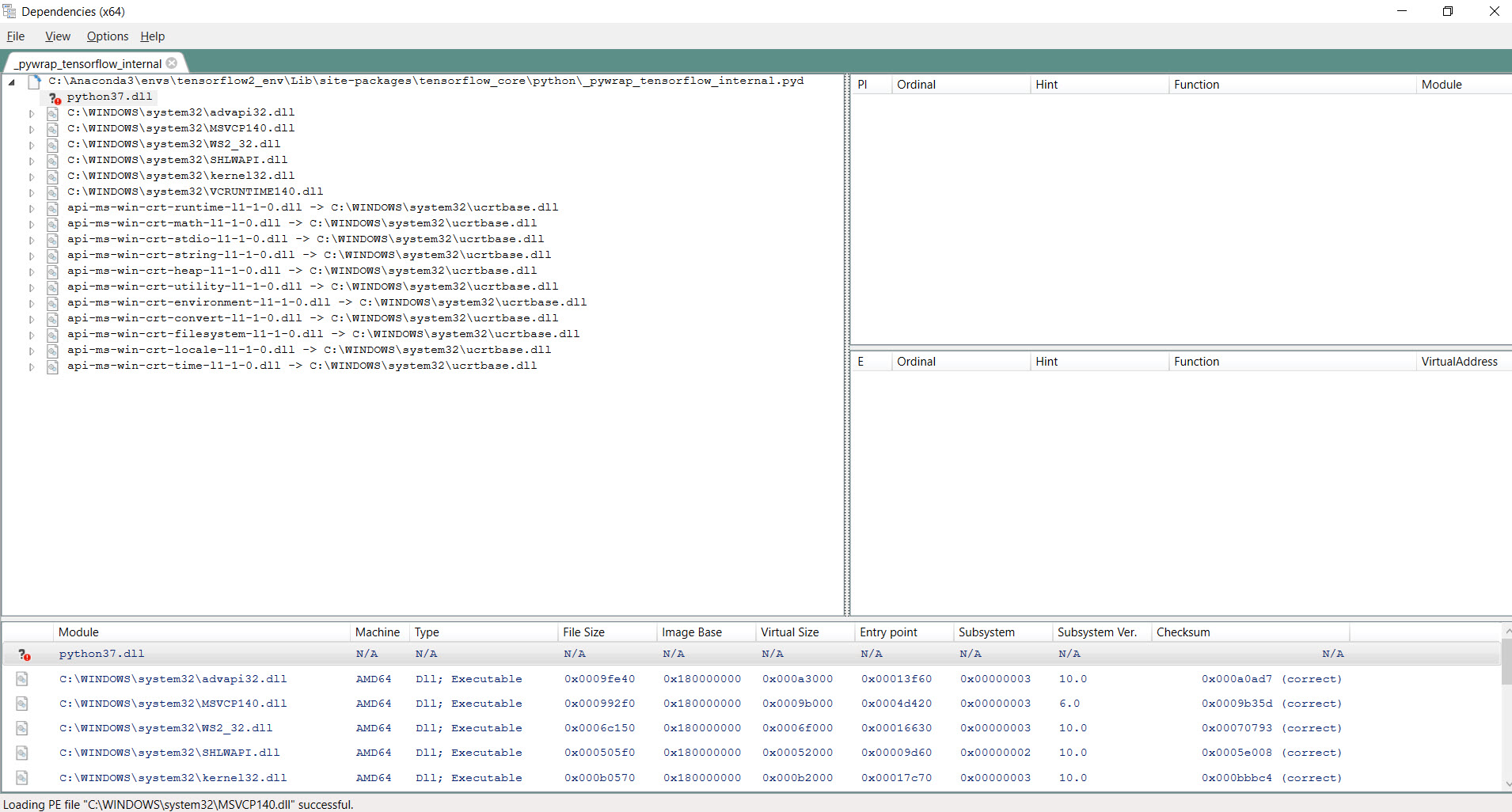 Installation Of Tensorflow 20 Cpu On Windows 10 Not Working · Issue 33266 · Tensorflow