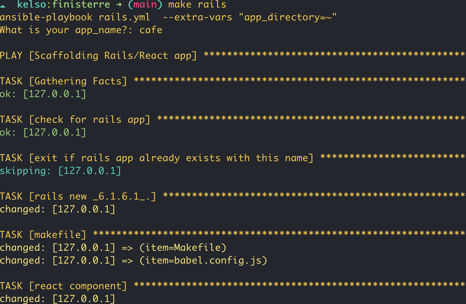 GitHub - cerico/finisterre: Rails/React scaffolder