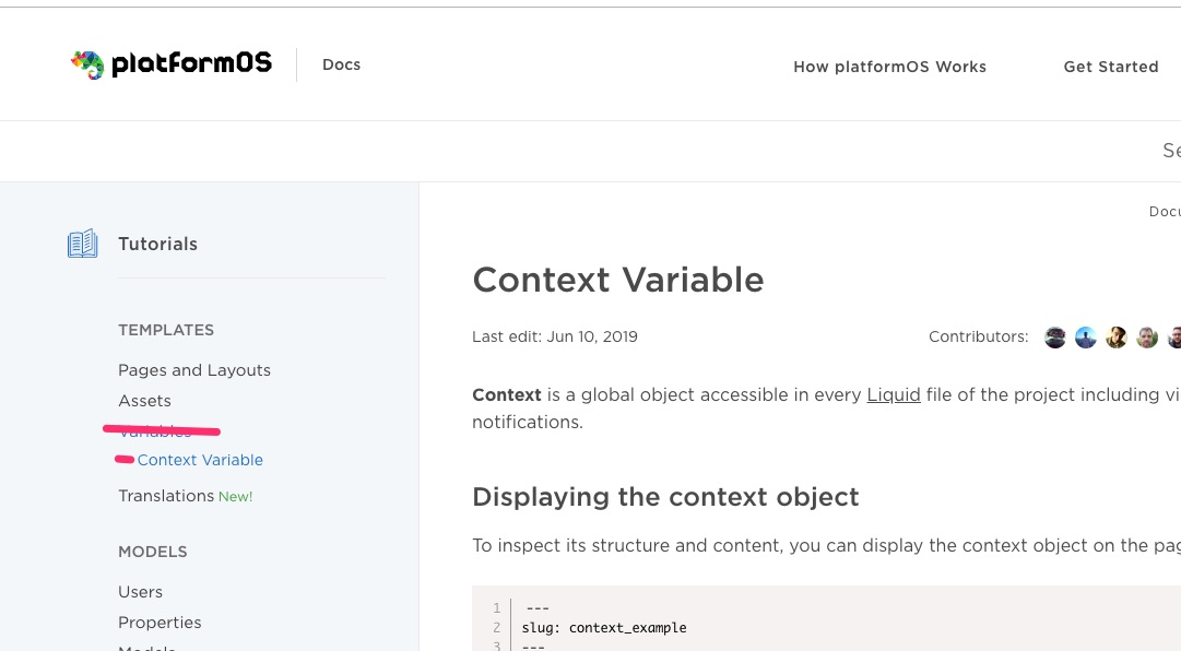 Move Context Variable one level up · Issue #675 · Platform-OS/platformos-documentation · GitHub