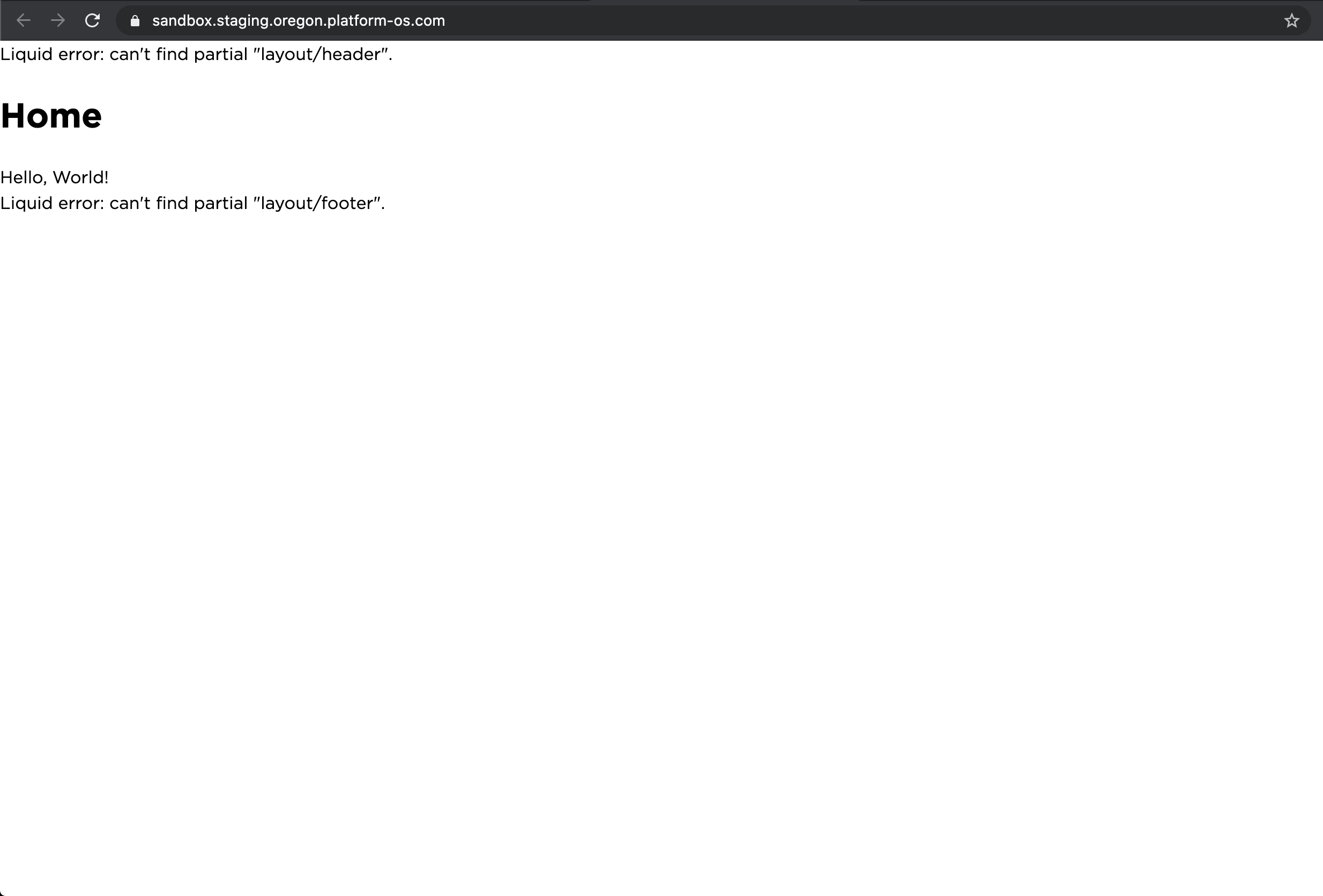 Fix Hello World Error · Issue 1160 · Platform Os Platformos Documentation · Github