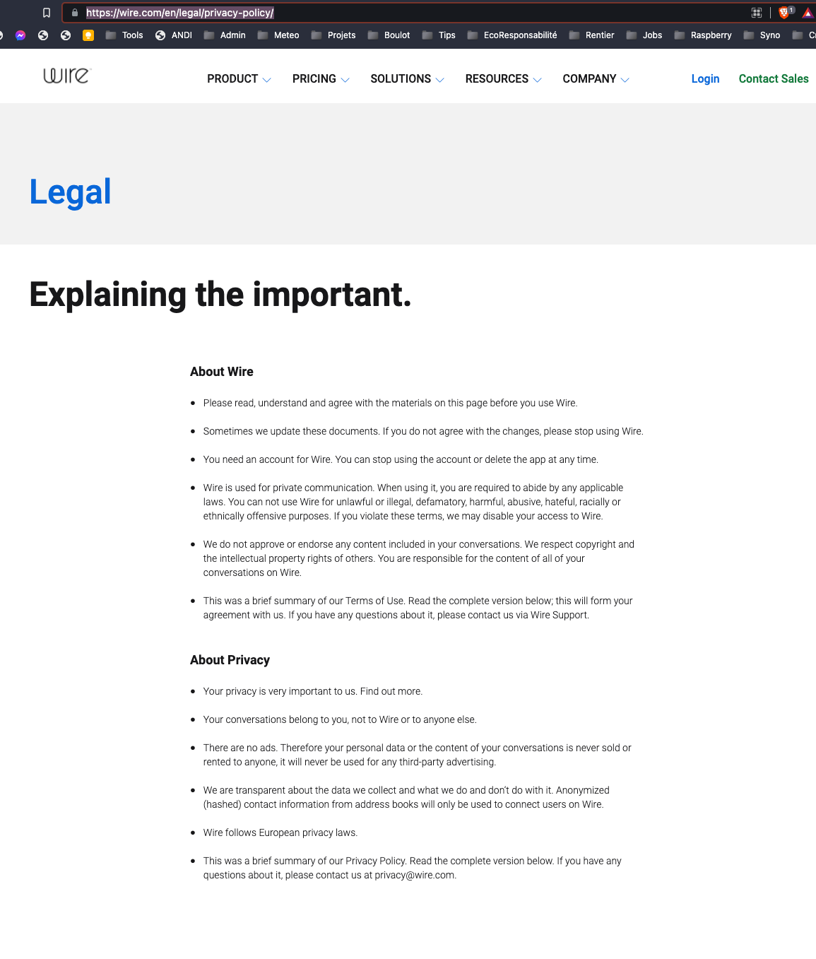 Fix Wire - Privacy Policy · Issue #585 · OpenTermsArchive/engine · GitHub
