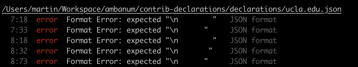 Lint declaration files · Issue #833 · OpenTermsArchive/engine · GitHub