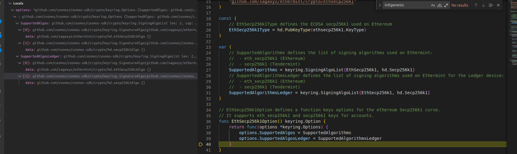 Added support for eth_secp256k1 algo but cannot get it to work · Issue #14989 · cosmos/cosmos ...