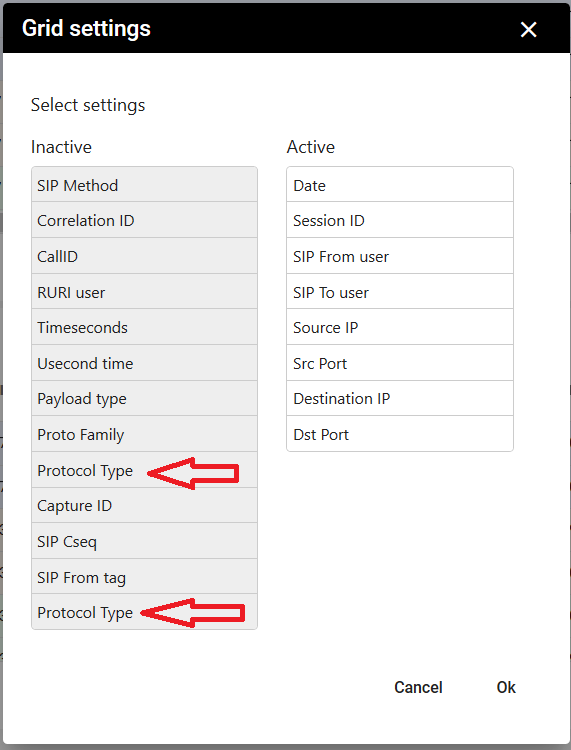 Unable to correctly add Protocol Type column to "Display Results" widget · Issue #319 ...