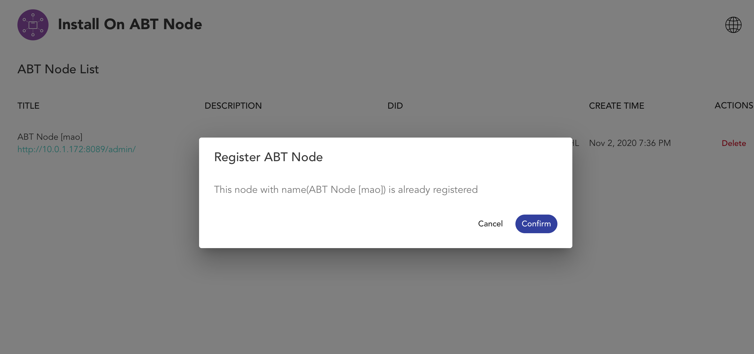 Node DID not changed but detail changed, the UX is a little frustrating. · Issue #11 · blocklet ...